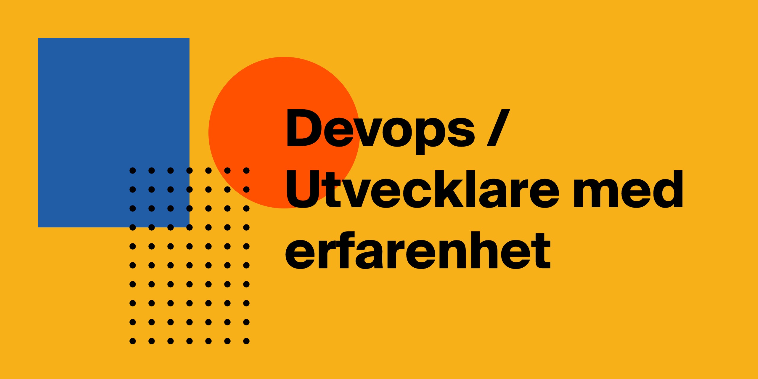Devops / Utvecklare med erfarenhet - Whitespace